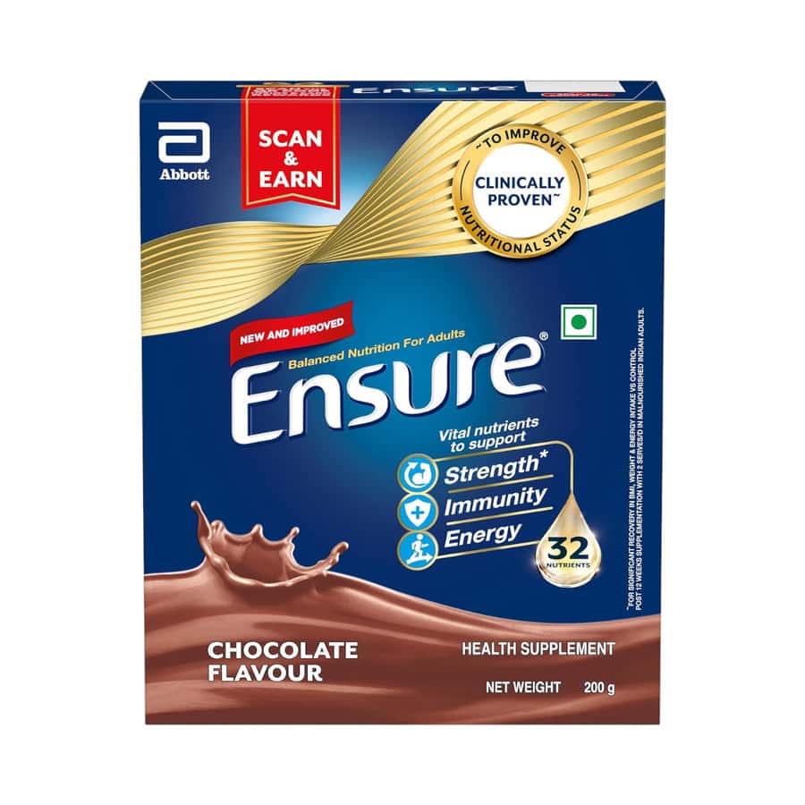 Buy ENSURE HIGH PROTEIN NUTRITION FOR ACTIVE ADULTS (CHOCOLATE FLAVOUR ...