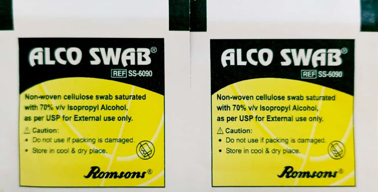 Buy ROMSONS ALCO SWAB 100'S Online & Get Upto 60% OFF at PharmEasy