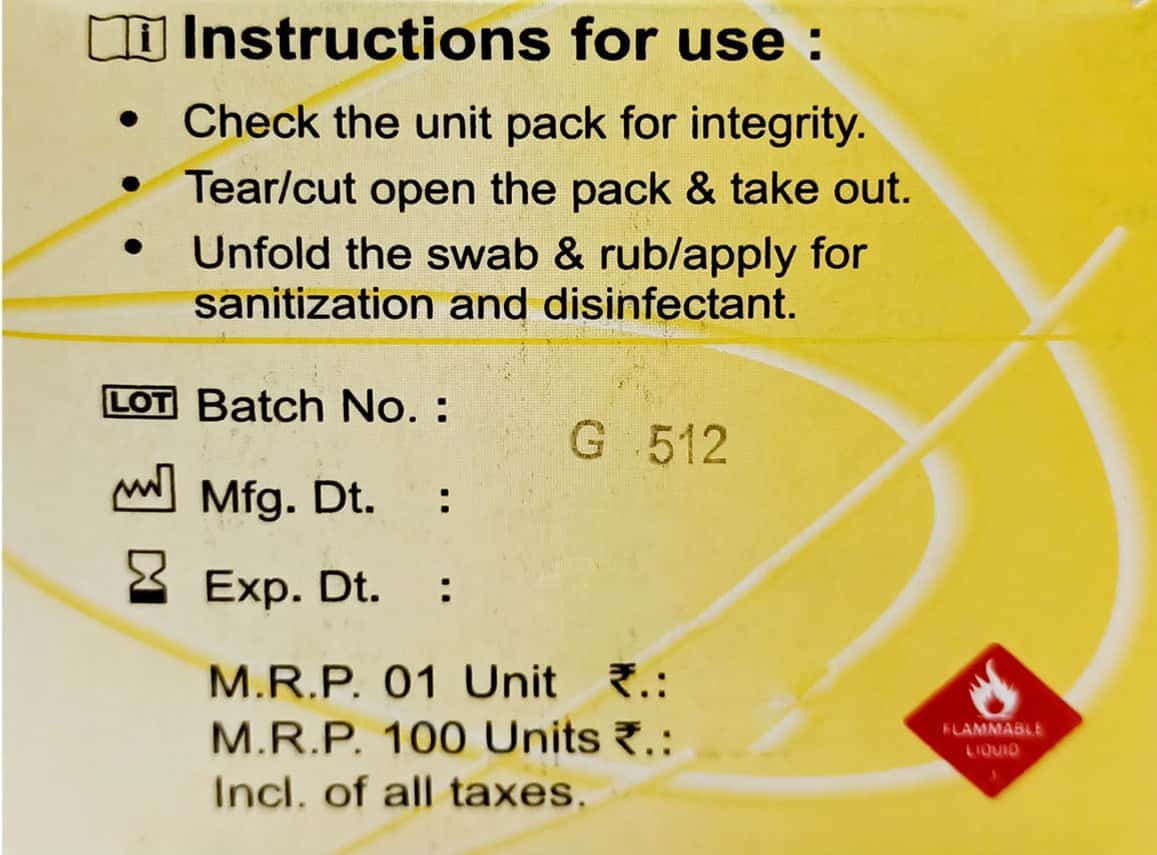 Buy ROMSONS ALCO SWAB 100'S Online & Get Upto 60% OFF at PharmEasy