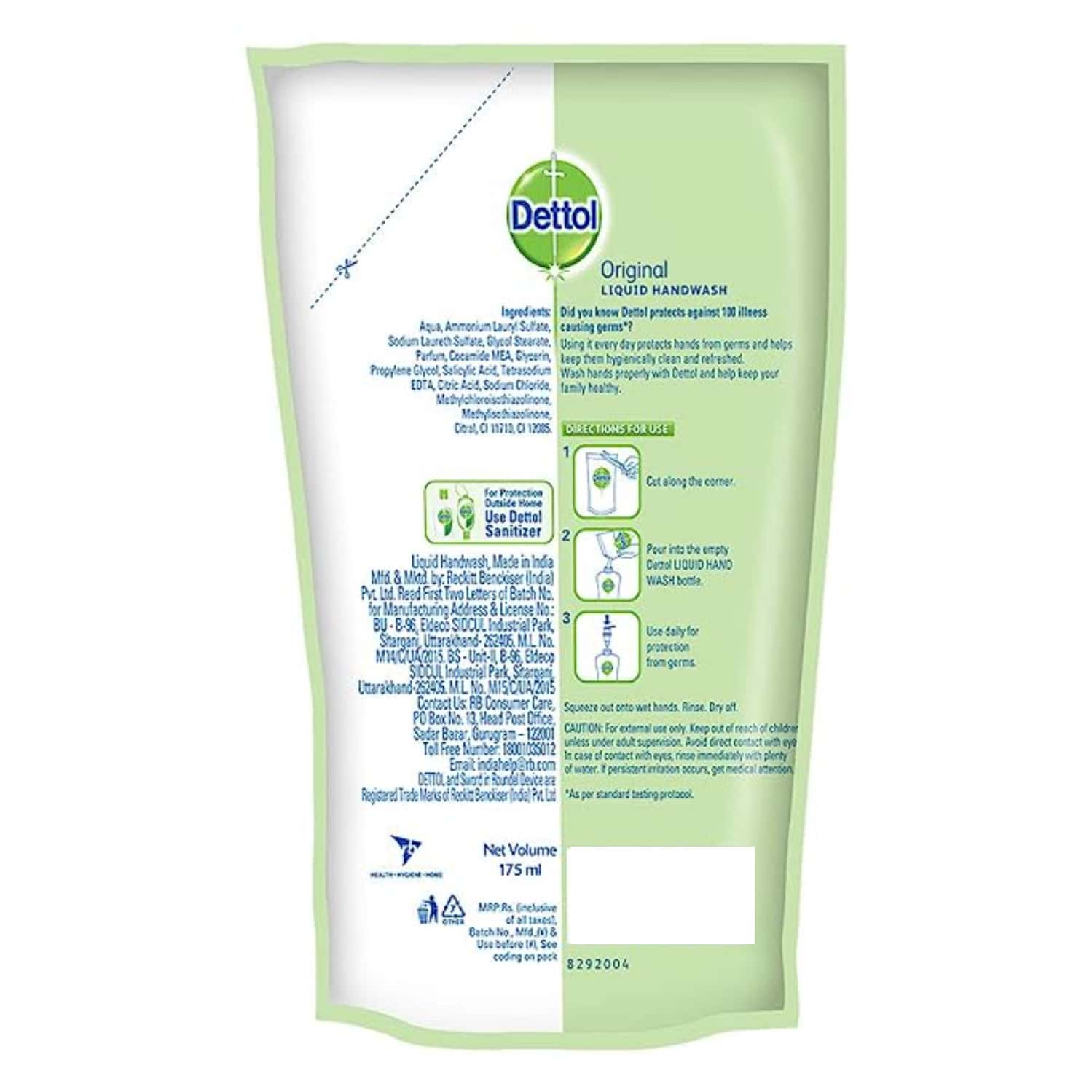 Buy DETTOL SENSITIVE HAND WASH BUY 2 GET 1FREE LIQUID Online & Get Upto ...