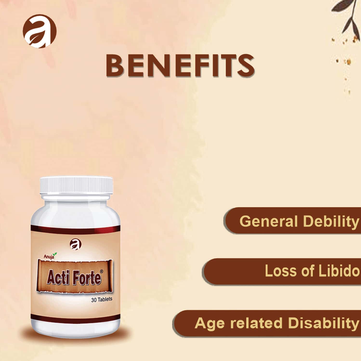 Buy ANUJA ACTI FORTE TABLET -60 TAB (PACK OF 2) Online & Get Upto 60% ...
