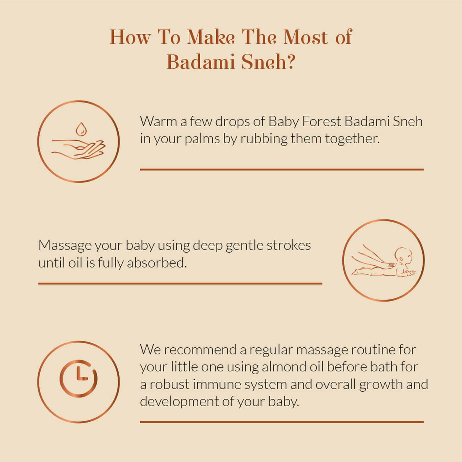 Buy BABY FOREST BADAMI SNEH- ORGANIC COLD PRESSED ALMOND OIL FOR ALL ...