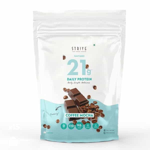 Buy STRIVE VEGAN 21G COMPLETE PROTEIN POWDER, COFFEE MOCHA FLAVOUR ...
