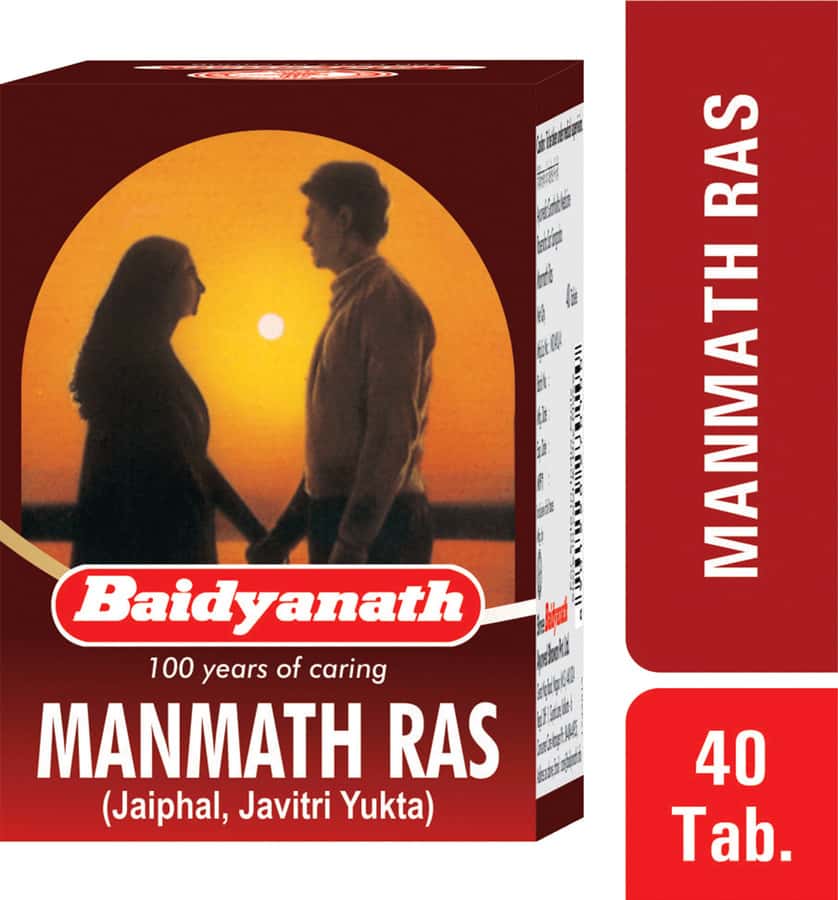 Buy BAIDYANATH ASLI AYURVED MANMATH RAS - 40 TABLETS Online & Get Upto ...