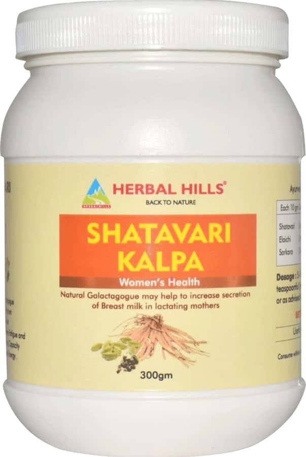Buy HERBAL HILLS SHATAVARI KALP 300 GMS FOR WOMEN NATURAL ELAICHI ...