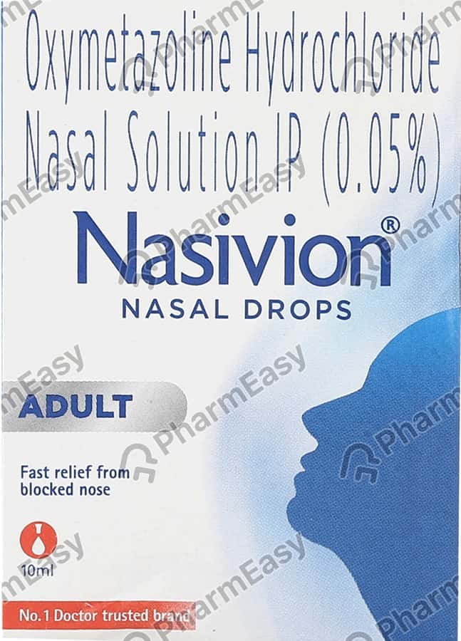 Buy NASIVION CLASSIC ADULT NASAL SPRAY 10ML Online & Get Upto 60% OFF ...