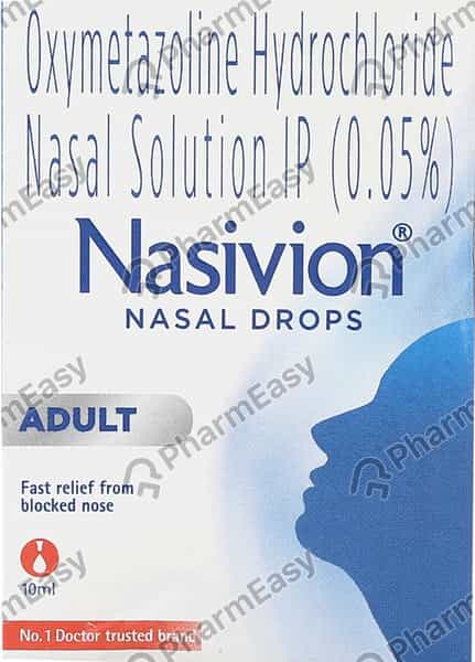 Buy NASIVION CLASSIC ADULT NASAL SPRAY 10ML Online & Get Upto 60% OFF ...