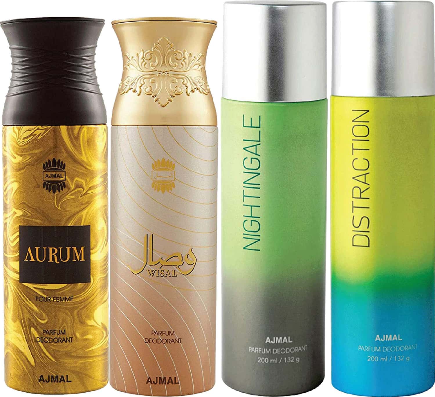 Buy AJMAL 1 AURUM FOR WOMEN 1 CARBON FOR MEN 1 NIGHTINGALE 1 ...