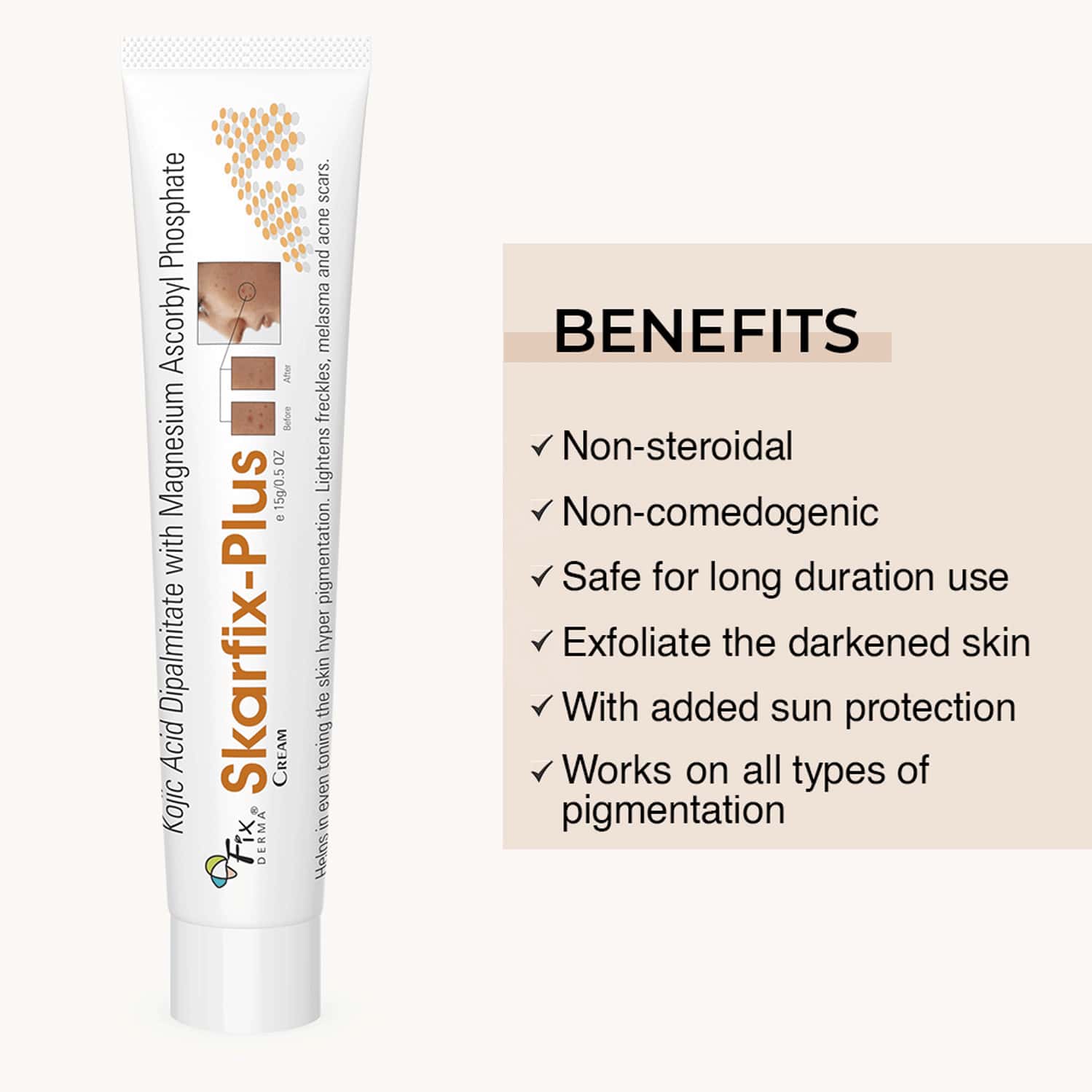 Buy FIXDERMA SKARFIX PLUS CREAM 15GM Online & Get Upto 60% OFF at PharmEasy