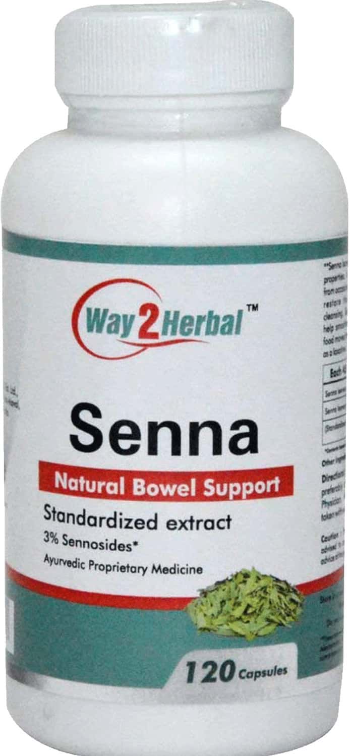 Buy WAY2HERBAL SENNA 120 CAPSULES - (PACK OF 4) Online & Get Upto 60% ...