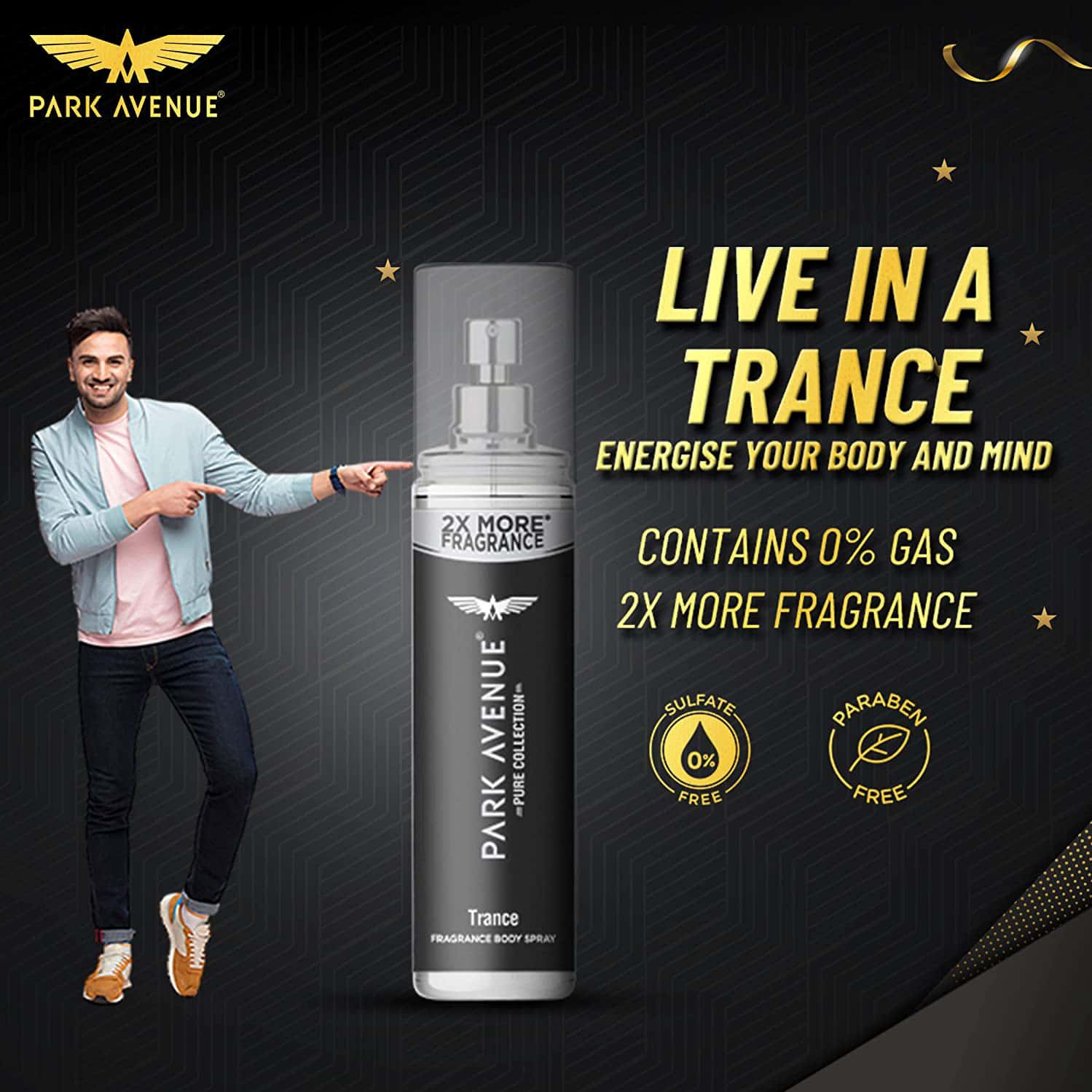 Buy PARK AVENUE PURE COLLECTION TRANCE FRAGRANCE BODY SPRAY FOR MEN ...