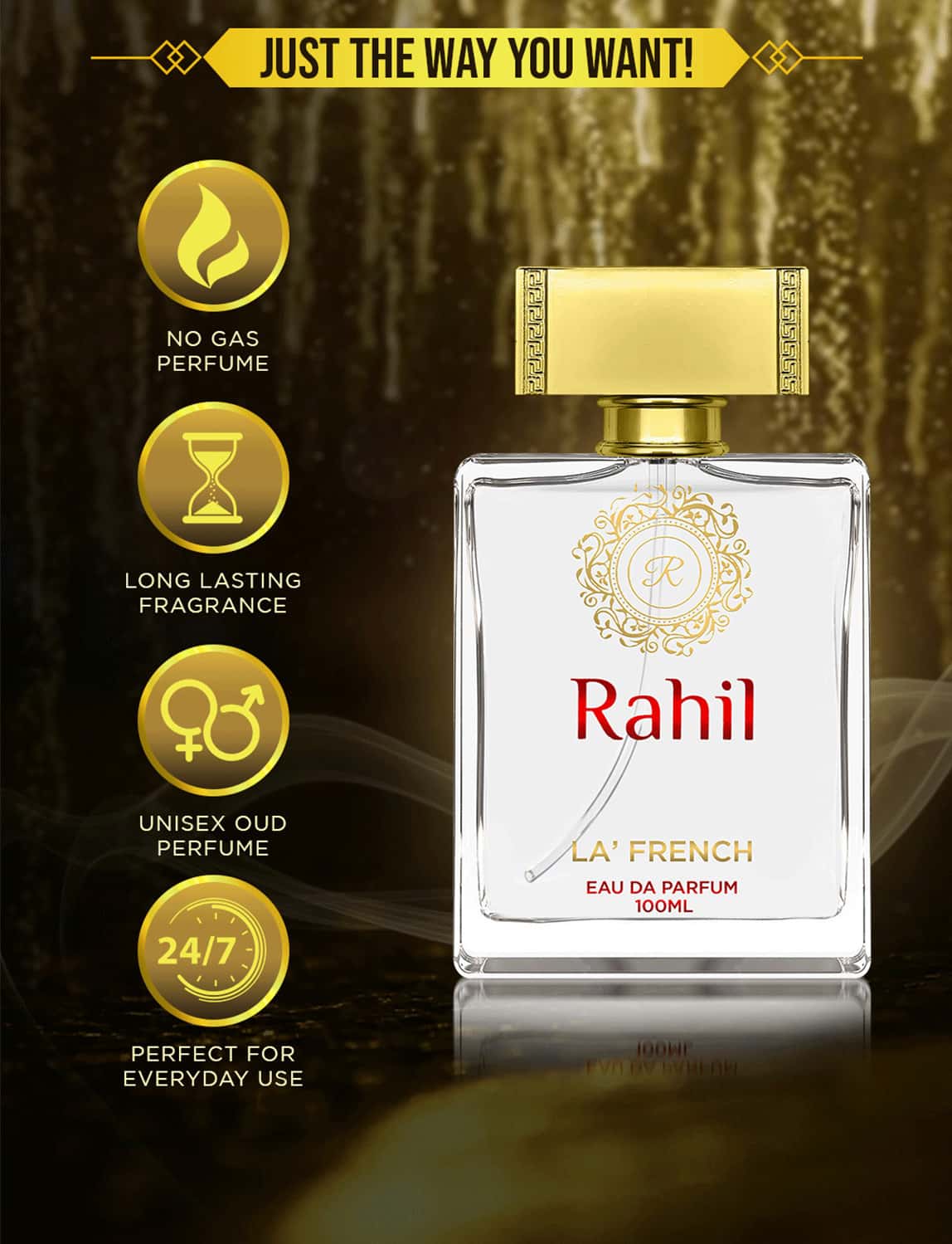 Buy LA FRENCH RAHIL EAU DE PERFUME 100ML Online & Get Upto 60% OFF at ...
