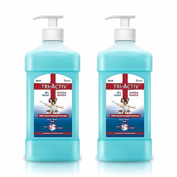 Buy TRI-ACTIV HAND RUB 500ML | PACK OF 2 Online & Get Upto 60% OFF at ...
