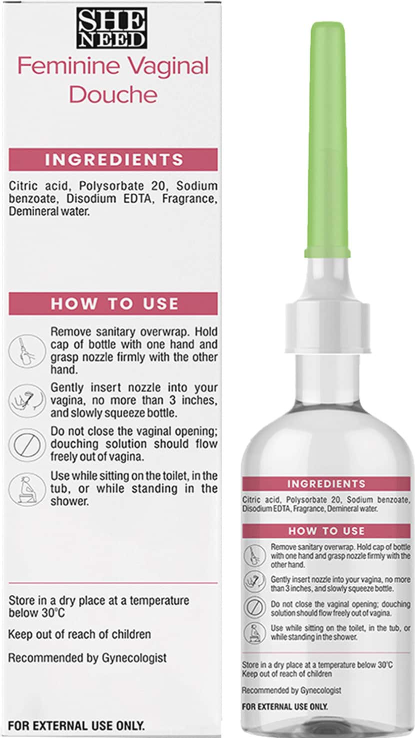 Buy SHENEED FEMININE VAGINAL DOUCHE-ODOR CONTROL - 133 ML Online & Get ...