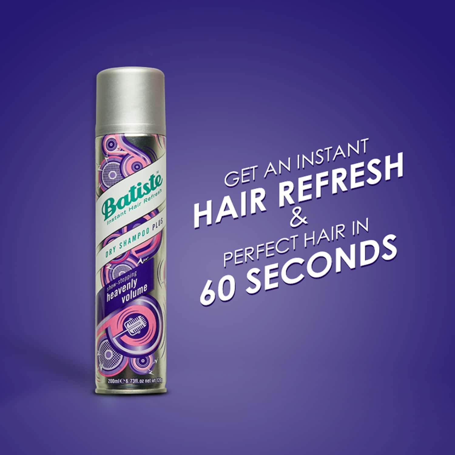 Buy BATISTE INSTANT HAIR REFRESH DRY SHAMPOO PLUS SHOW - STOPPING ...