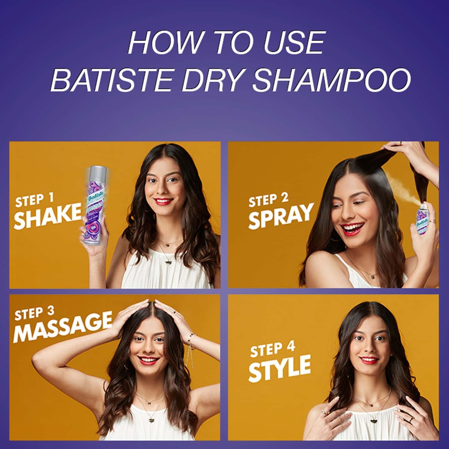 Buy BATISTE INSTANT HAIR REFRESH DRY SHAMPOO PLUS SHOW - STOPPING ...