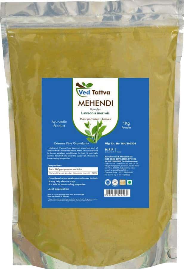 Buy NATURZ AYURVEDA MEHANDI POWDER - 1 KG VALUE PACK OF 4 Online & Get ...