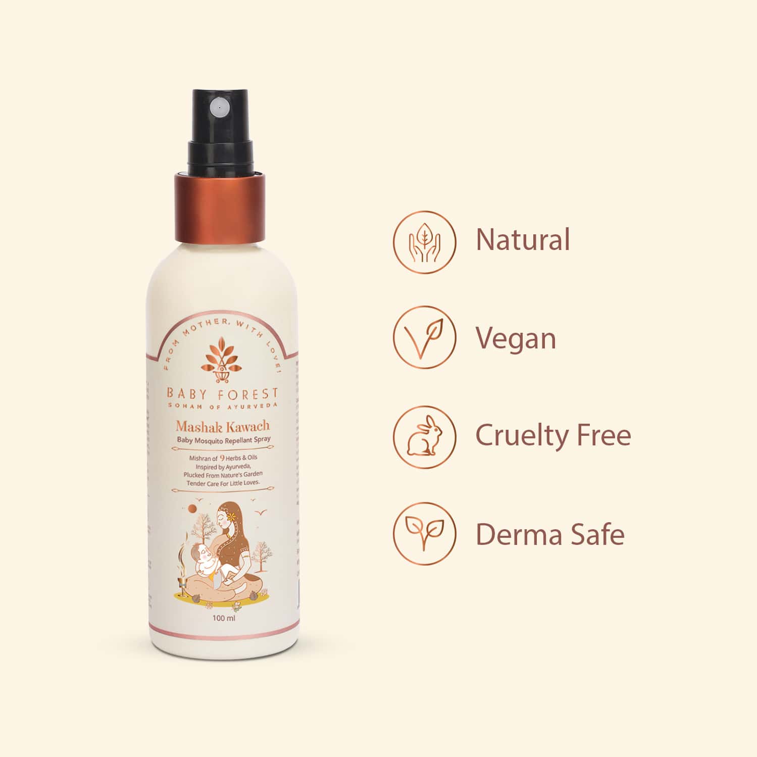 Buy BABY FOREST MASHAK KAWACH BABY REPELLANT SPRAY Online & Get Upto 60 ...