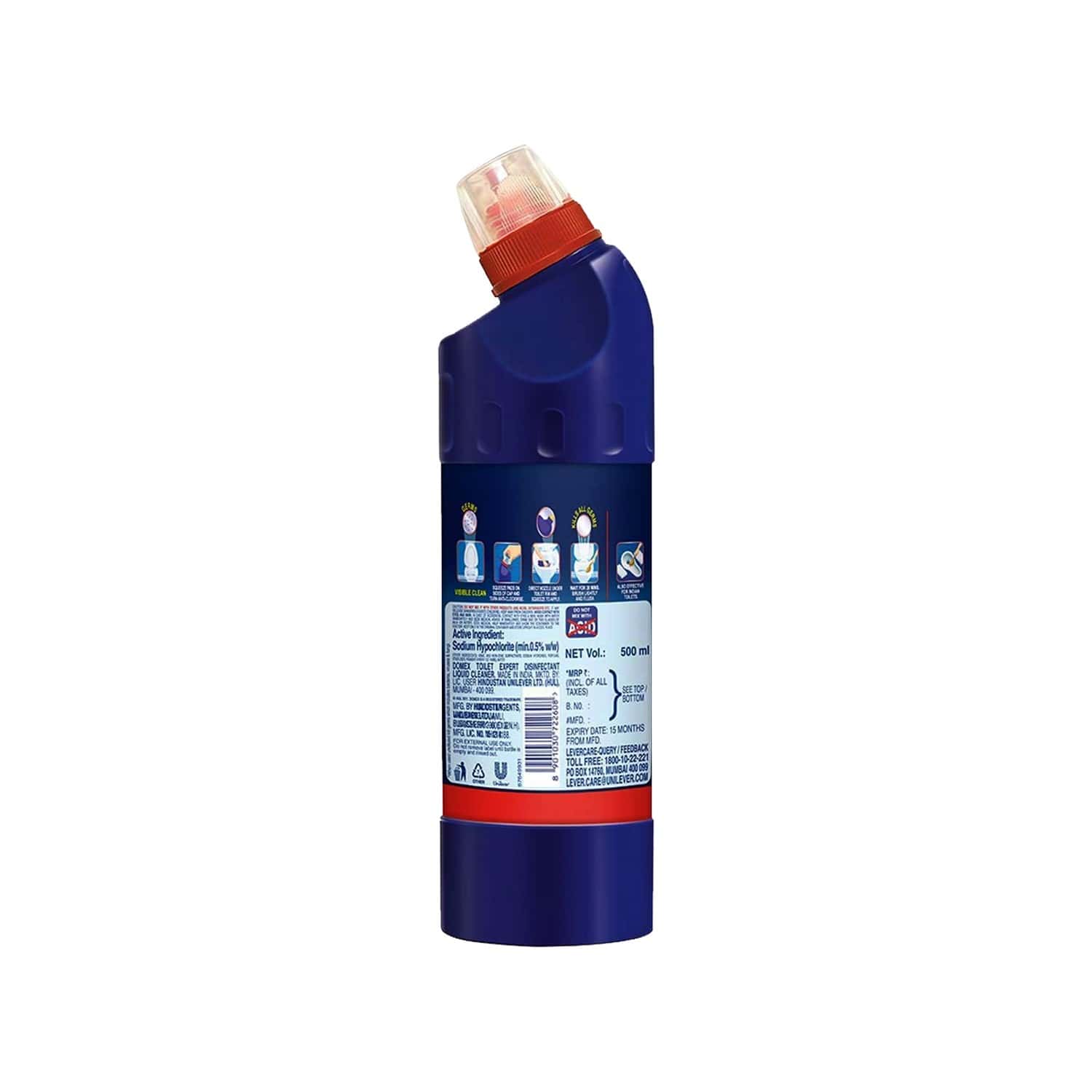 Buy DOMEX DISINFECTANT EXPERT TOILET CLEANER - 500 ML Online & Get Upto ...