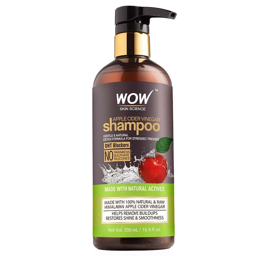 Buy Wow Skin Science Apple Cider Vinegar Shampoo (500 Ml) Online at ...