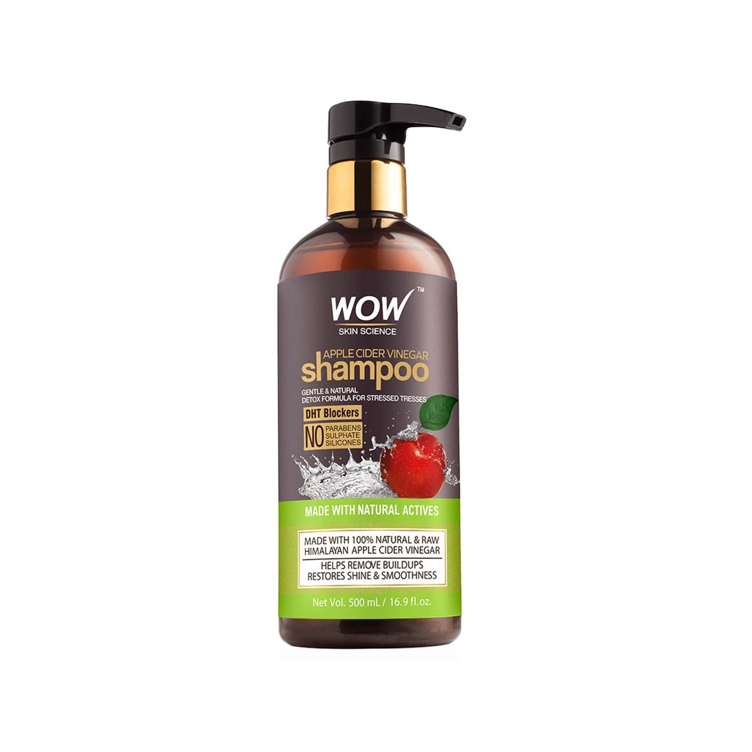 Buy WOW SKIN SCIENCE APPLE CIDER VINEGAR SHAMPOO (500 ML) Online & Get ...