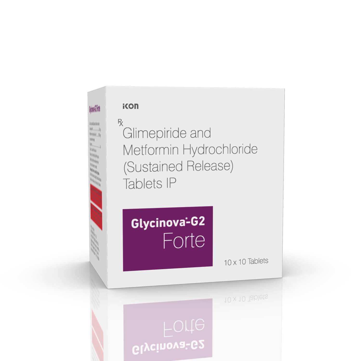 Glycinova G 2mg Forte Strip Of 10 Tablets: Uses, Side Effects, Price & Dosage | PharmEasy