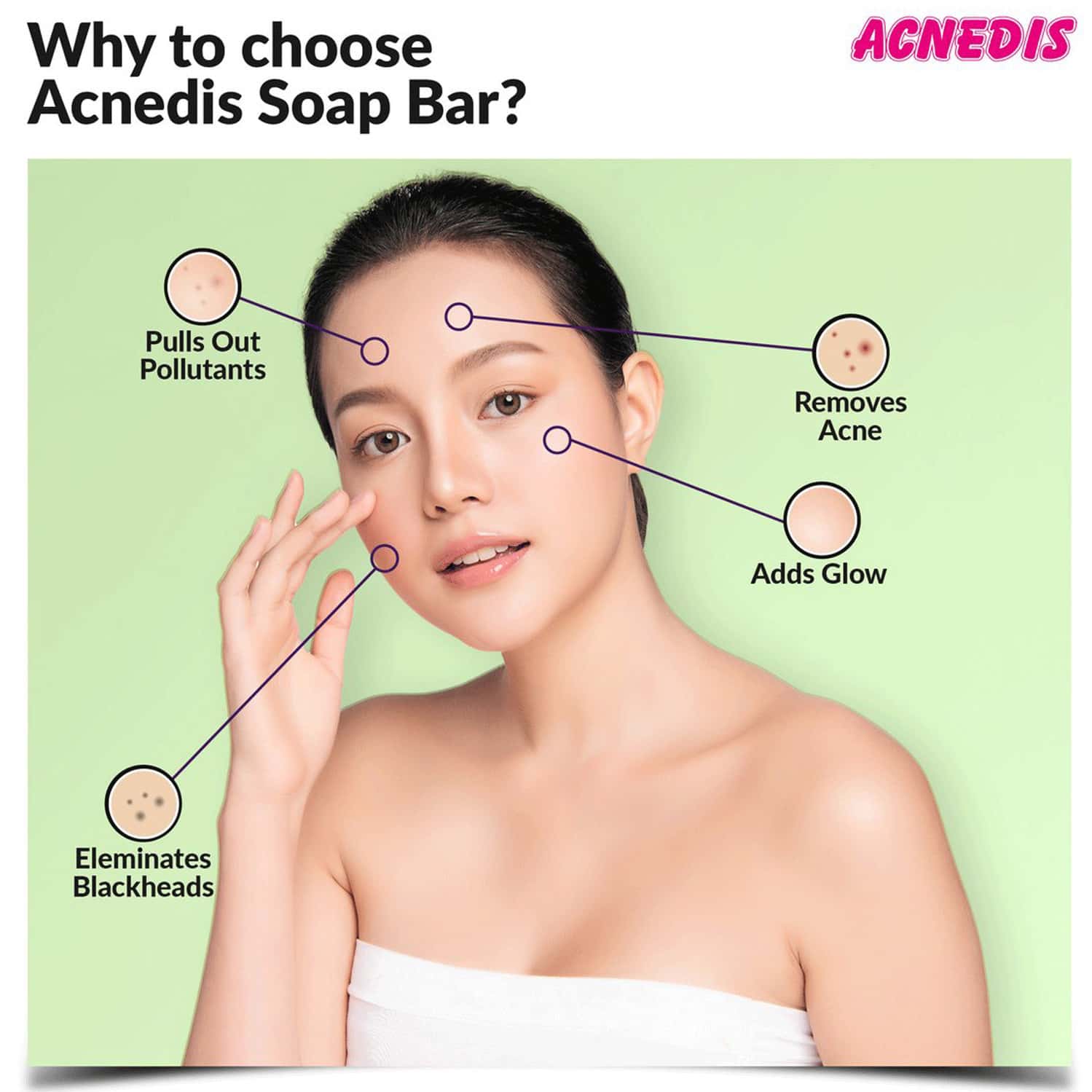 Buy ACNEDIS SOAP 75GM Online & Get Upto 60% OFF at PharmEasy