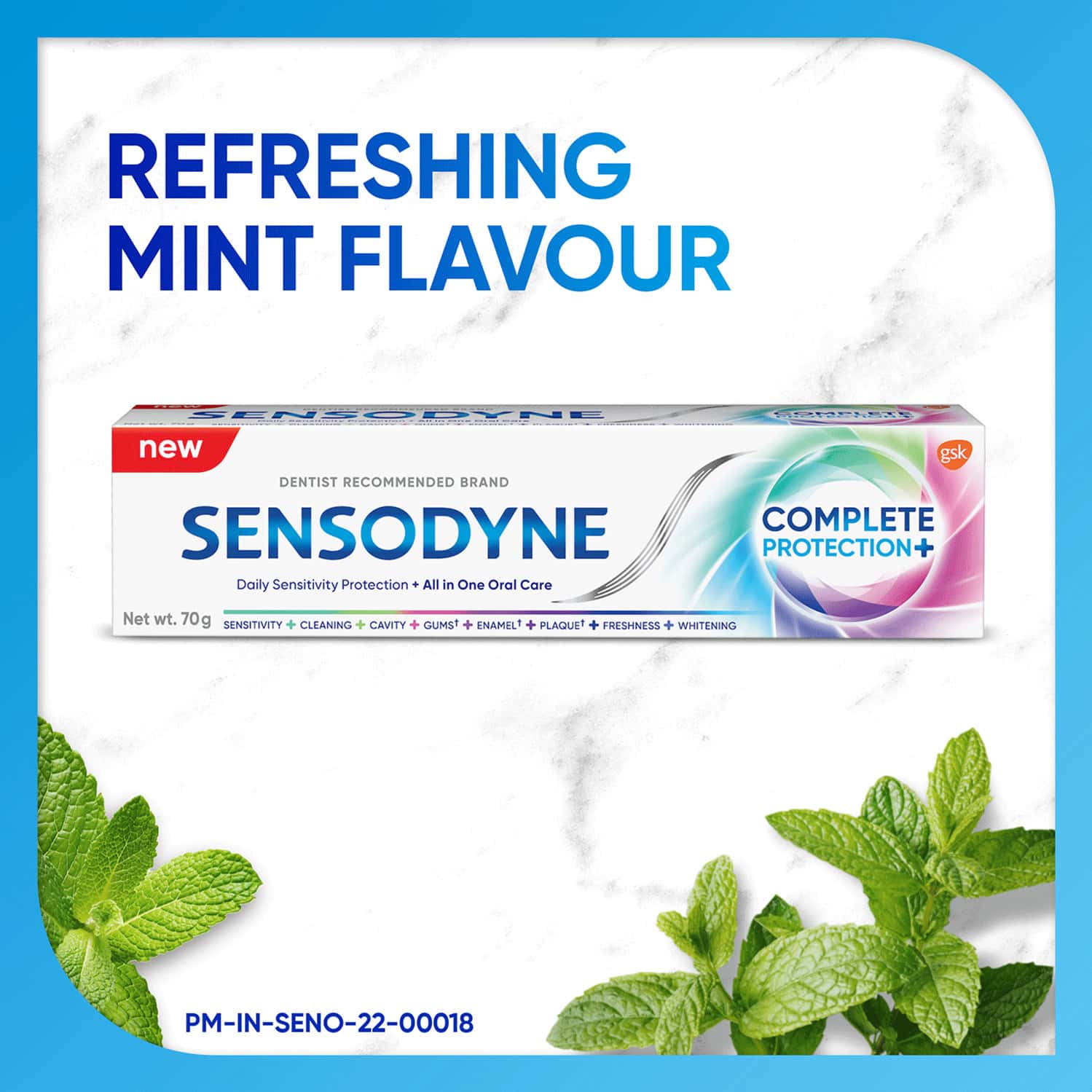 Buy SENSODYNE TOOTHPASTE COMPLETE PROTECTION+ FOR SENSITIVE TEETH 70 GM ...