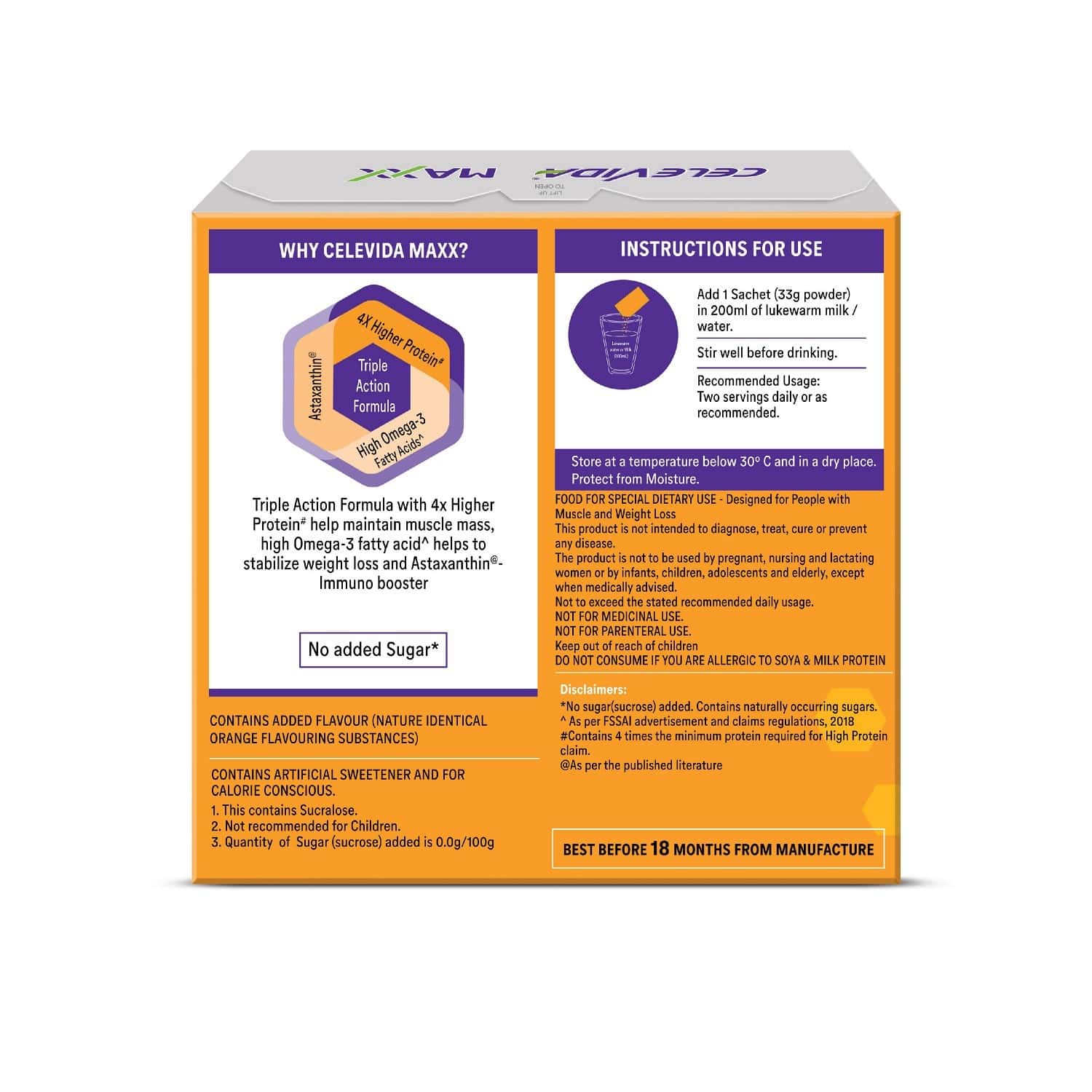 Buy Celevida Maxx Miscellaneous Nutrition & Food Weight Loss Products ...