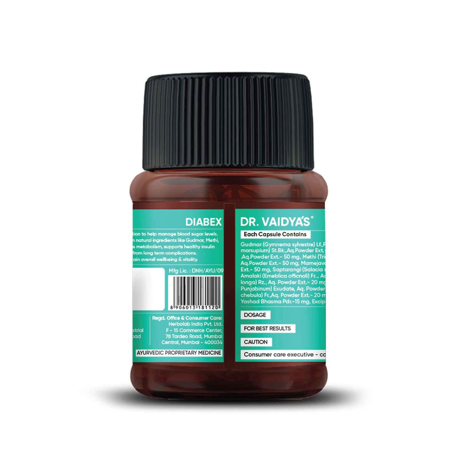 Buy DR. VAIDYA'S DIABEX -30 CAPSULES Online & Get Upto 60% OFF at PharmEasy