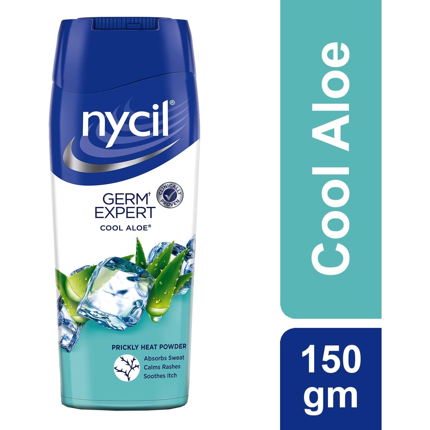 Buy Nycil Cool Aloe Prickly Heat Talcum Powder Bottle Of 150 G Online ...