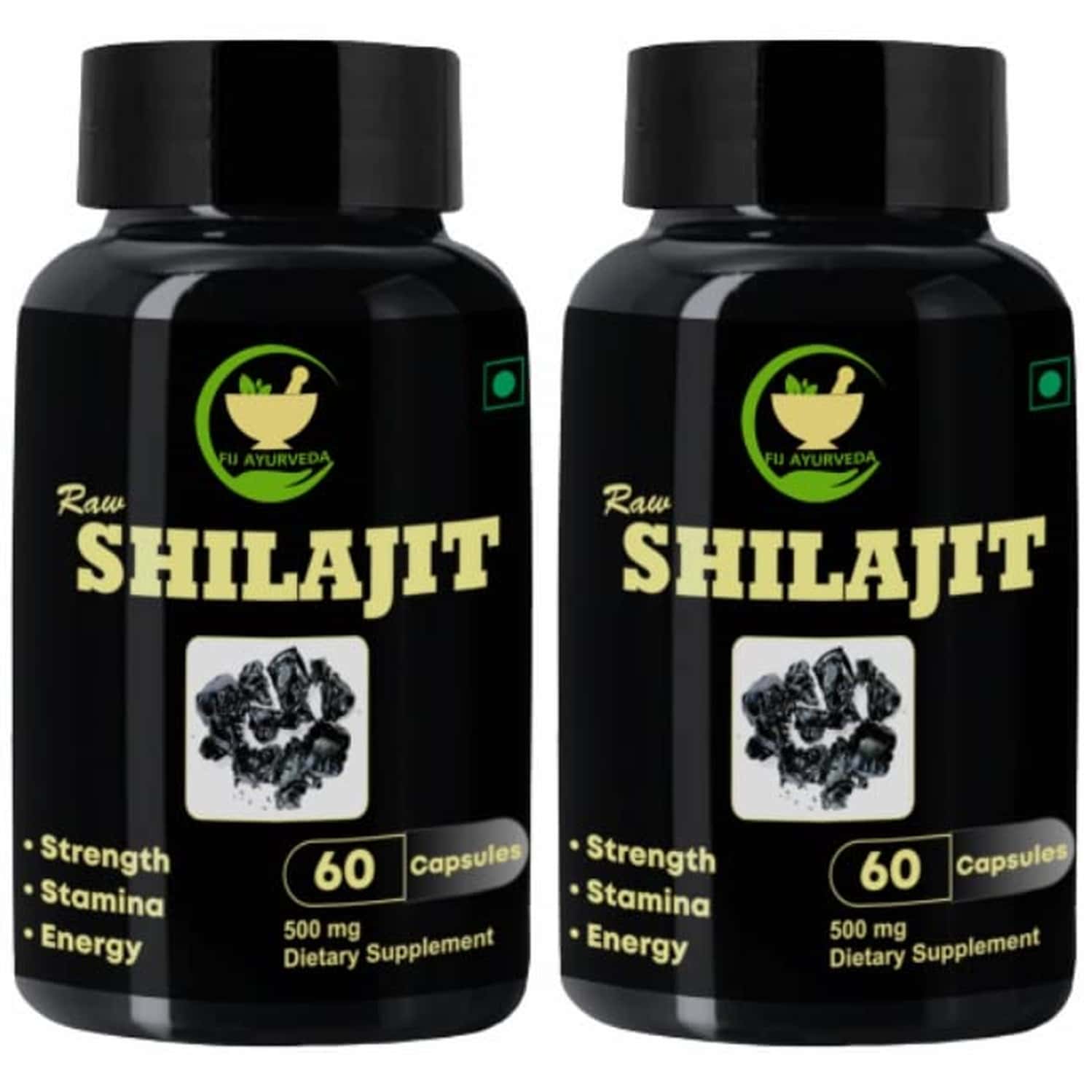 Buy FIJ AYURVEDA RAW SHILAJIT/SHILAJEET CAPSULE FOR MEN & WOMEN - 500MG ...
