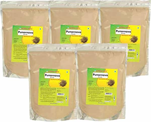 Buy HERBAL HILLS PUNARNAVA POWDER - 1 KG POWDER - PACK OF 5 - BOERHAVIA ...