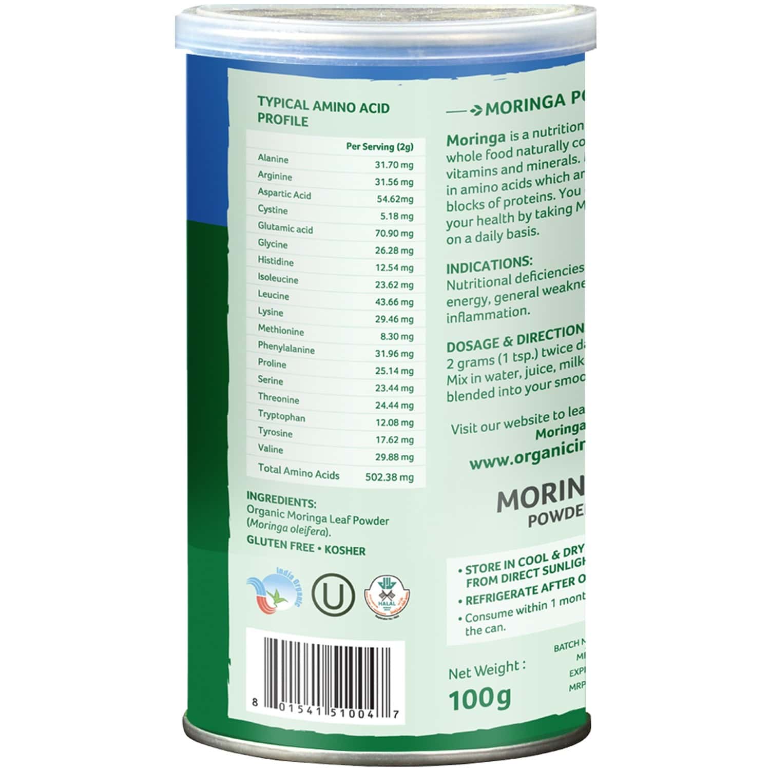 Buy ORGANIC INDIA MORINGA POWDER 100 GM Online & Get Upto 60% OFF at ...