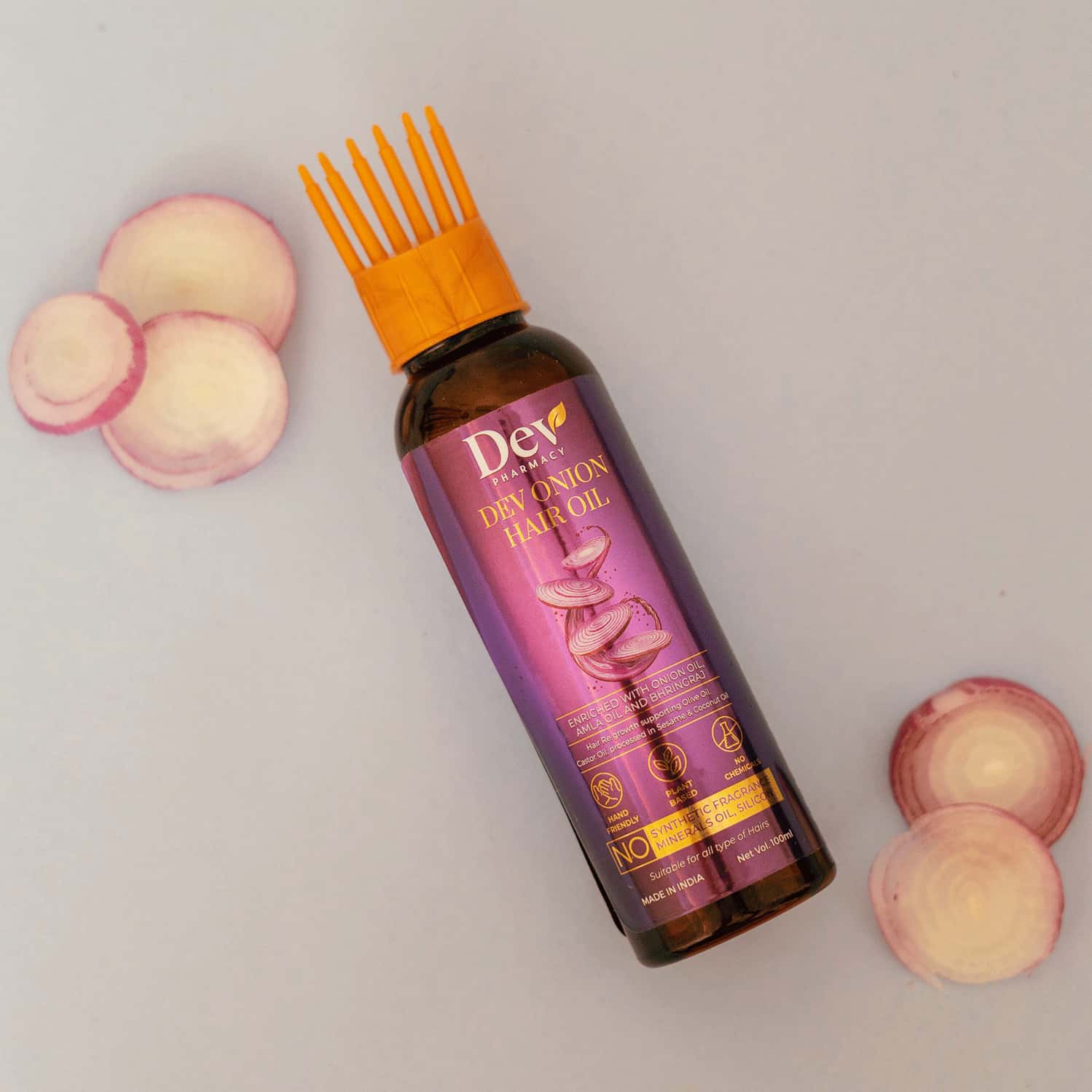 Buy DEV HAIR GROW OIL|AYURVEDIC HAIR OIL|COMB APPLICATOR|REDUCES ...