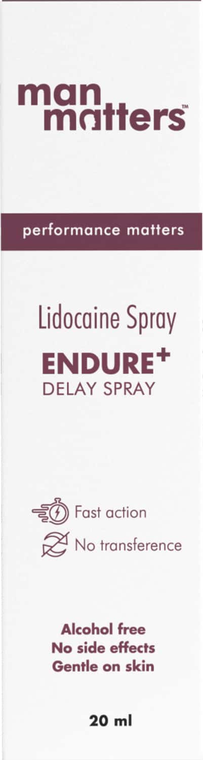 Buy MAN MATTERS ENDURE+ SPRAY 20 ML Online & Get Upto 60% OFF at PharmEasy