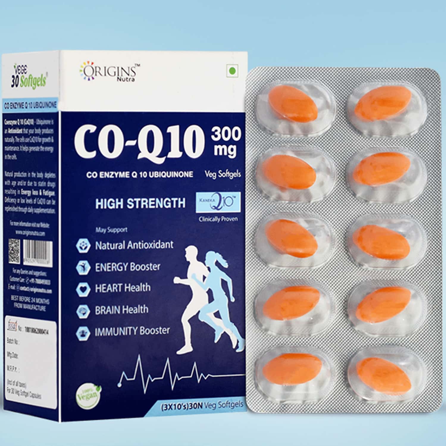Buy ORIGINS NUTRA COQ10 300MG ENERGY BOOSTER (30 SOFTGELS) Online & Get ...