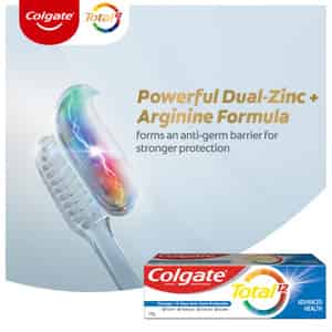 Buy COLGATE TOTAL WHOLE MOUTH HEALTH ANTIBACTERIAL TOOTHPASTE 120GM ...