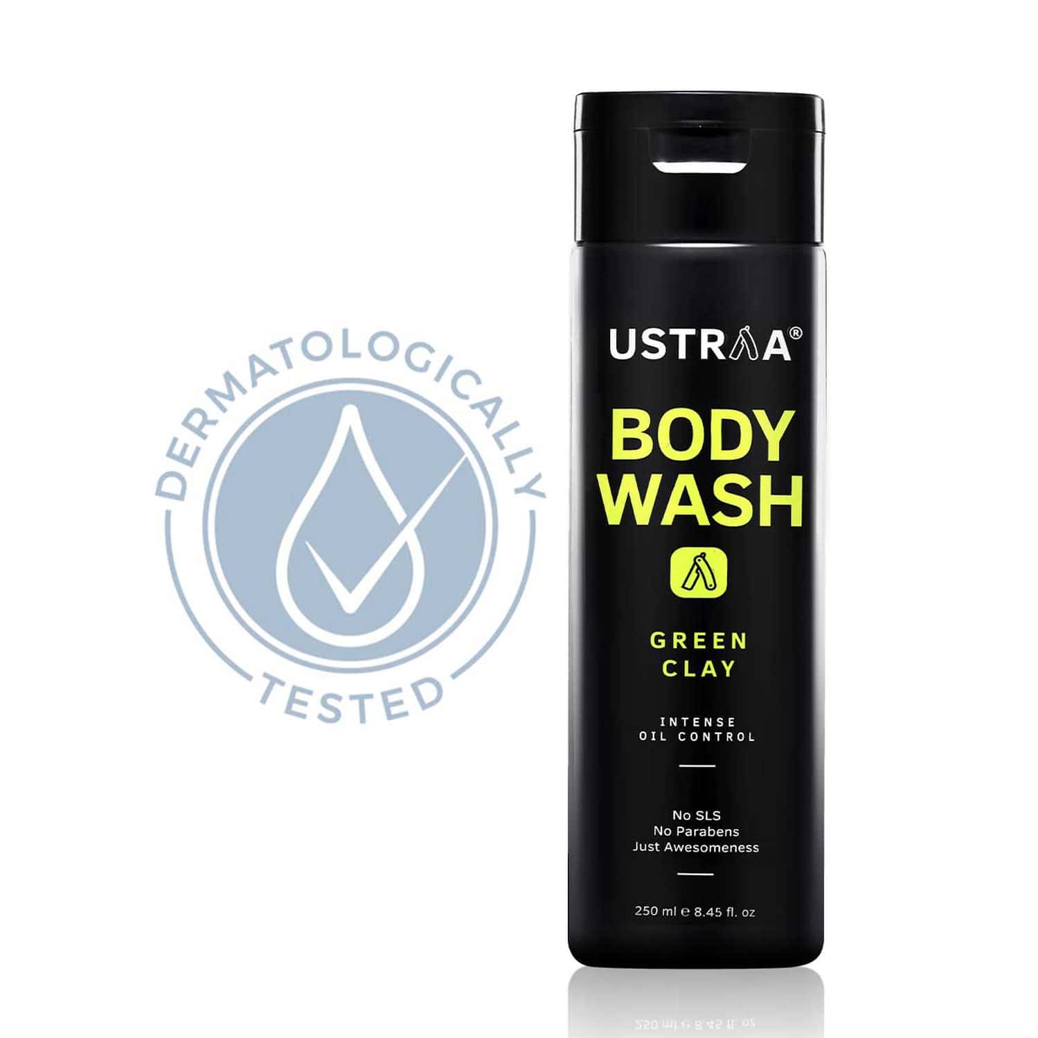 Buy USTRAA BODY WASH-GREEN CLAY 250 ML (PACK OF 2) Online & Get Upto 60 ...