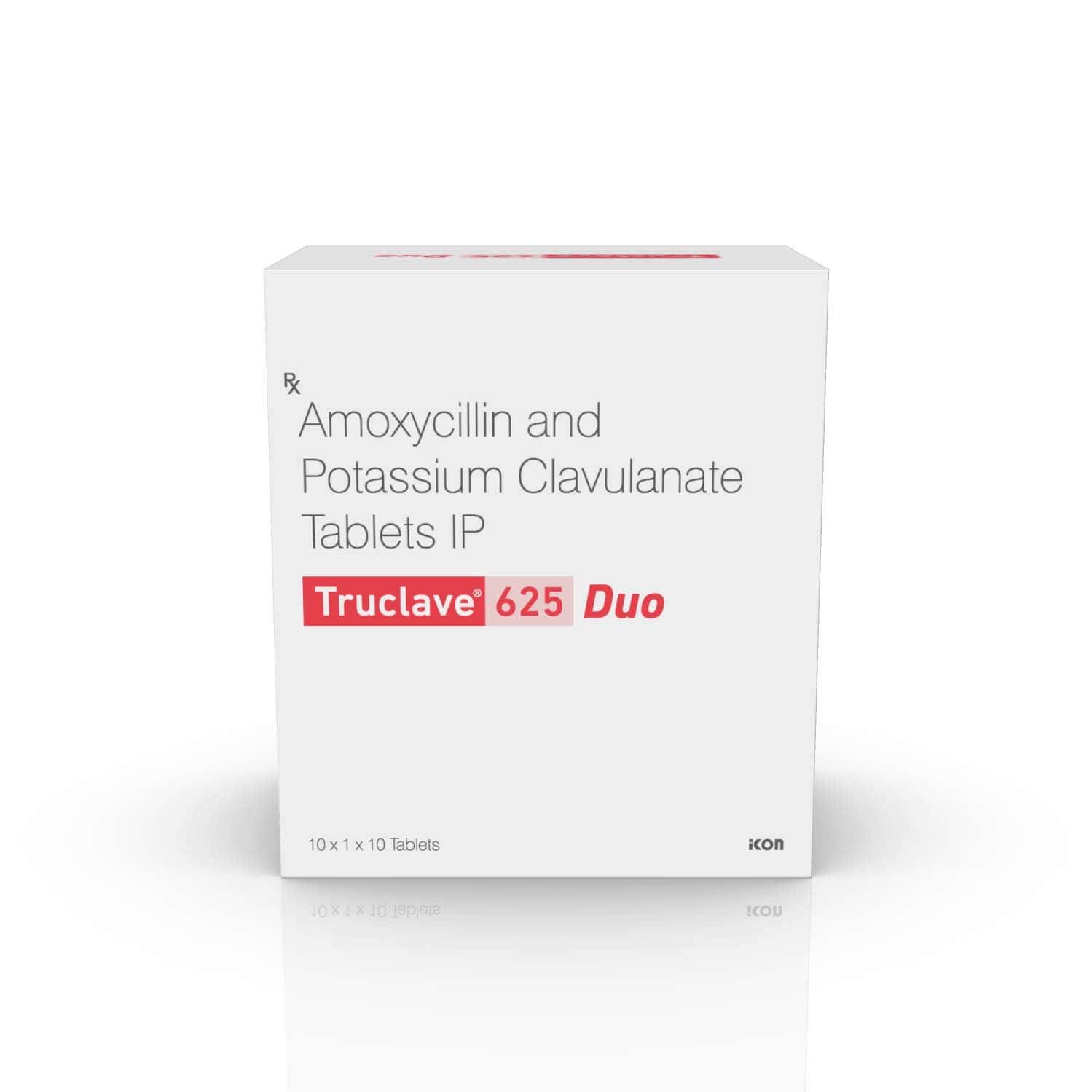 Buy TRUCLAVE 625 MG DUO TABLETS (1 X 10) ALU - STRIP Online & Get Upto ...