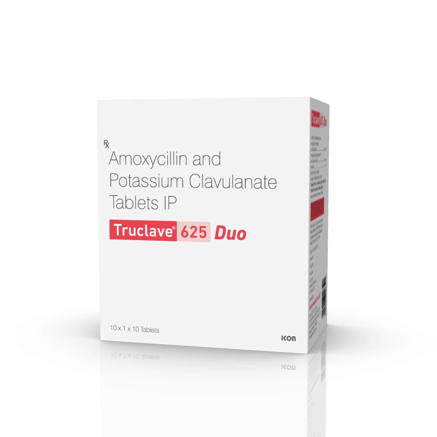 Buy TRUCLAVE 625 MG DUO TABLETS (1 X 10) ALU - STRIP Online & Get Upto ...