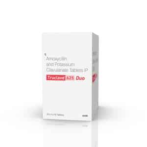 Buy TRUCLAVE 625 MG DUO TABLETS (1 X 10) ALU - STRIP Online & Get Upto ...