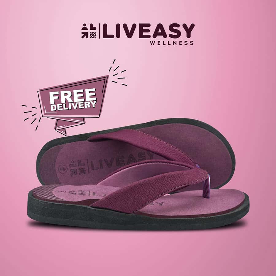 Buy LIVEASY ESSENTIALS ANTI-DIABETIC SLIPPERS CHERRY WOMEN UK 4 Online ...