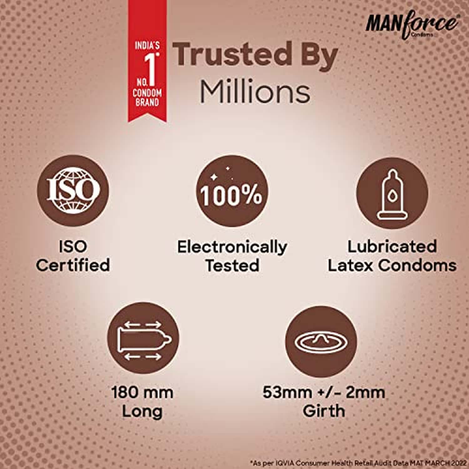 Buy MANFORCE COCKTAIL CONDOMS (DOTTED-RINGS) HAZELNUT & CHOCOLATE ...