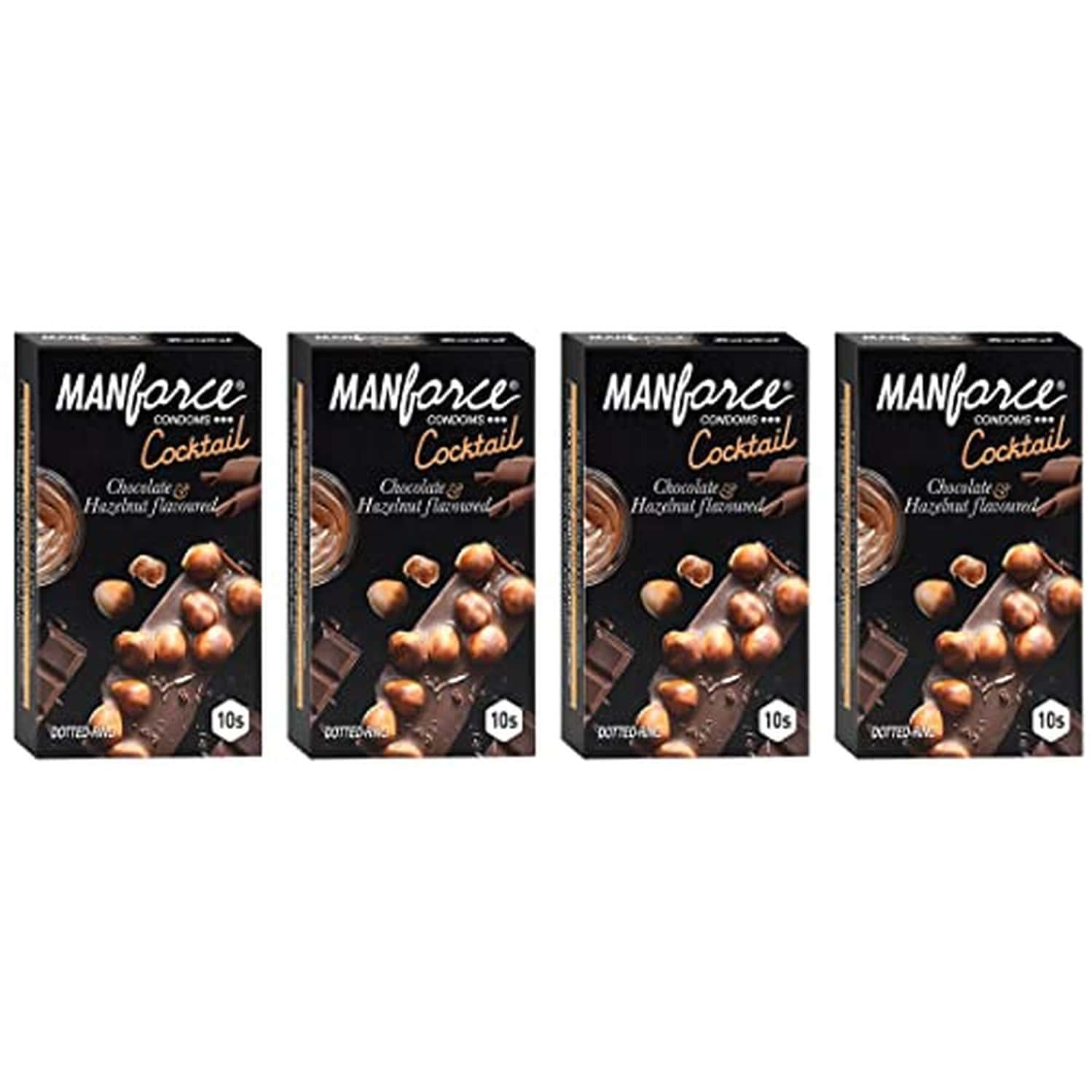 Buy MANFORCE COCKTAIL CONDOMS (DOTTED-RINGS) HAZELNUT & CHOCOLATE ...