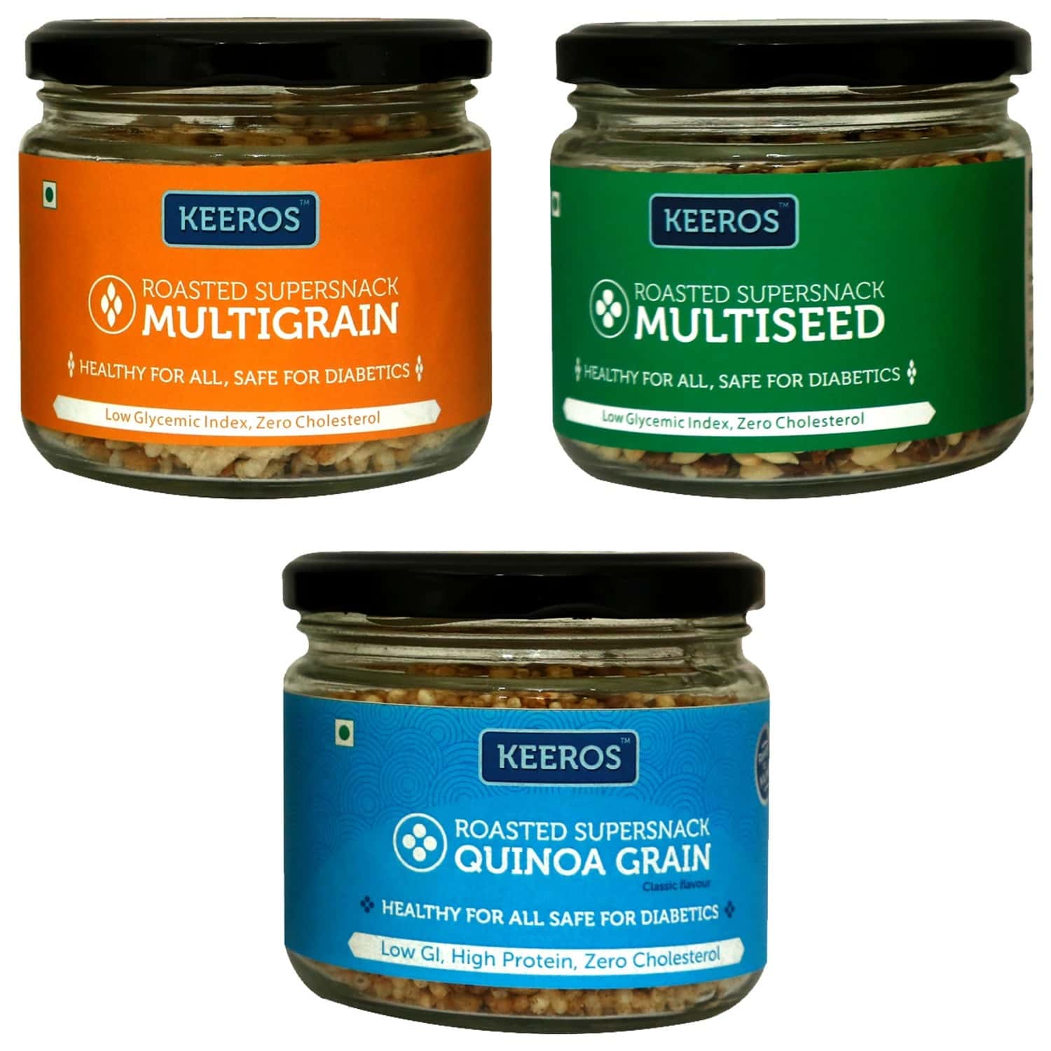 Buy KEEROS HEALTHY ROASTED SUPER SNACK - COMBO PACK OF MULTIGRAIN ...