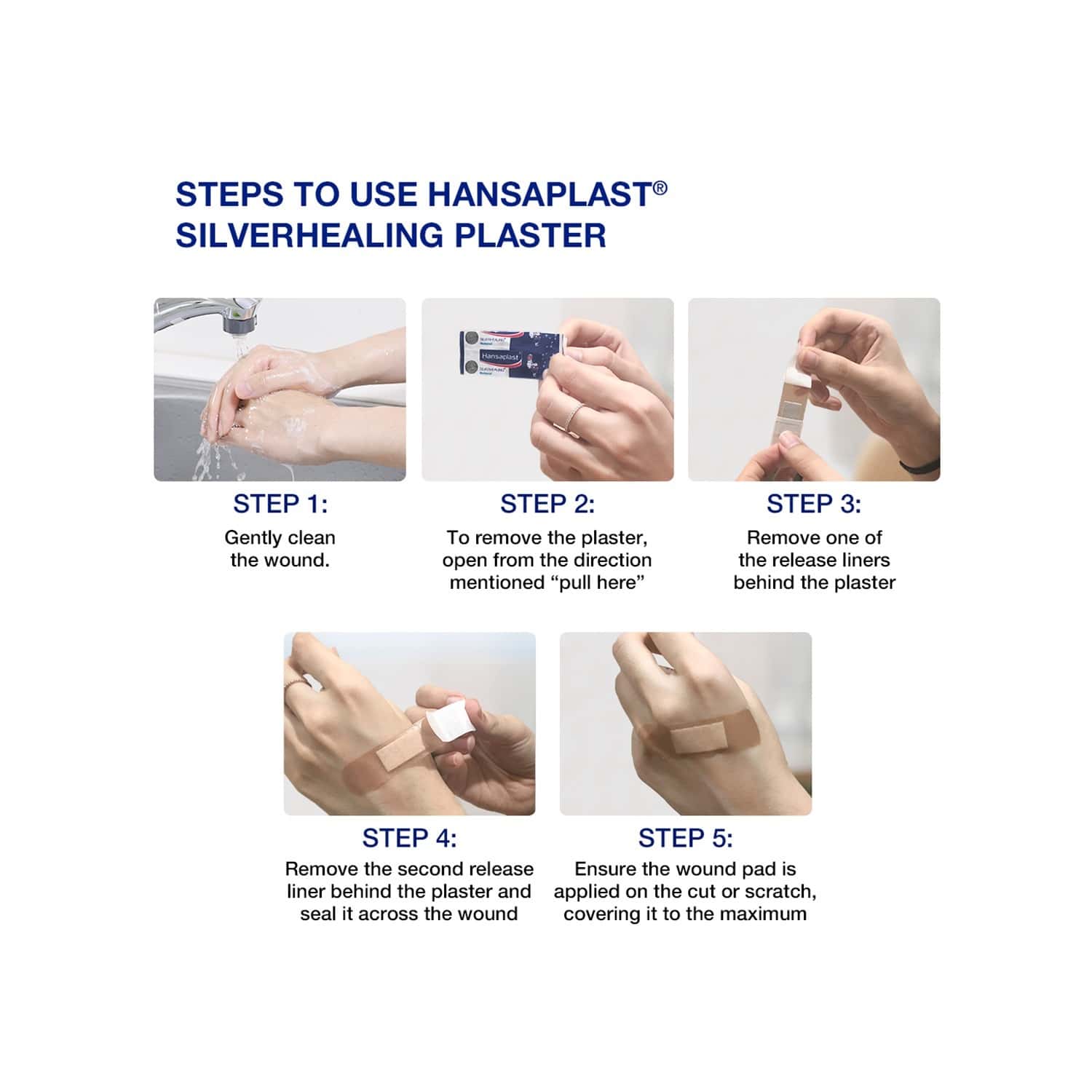 Buy HANSAPLAST SILVER HEALING WASHPROOF - 50S Online & Get Upto 60% OFF ...