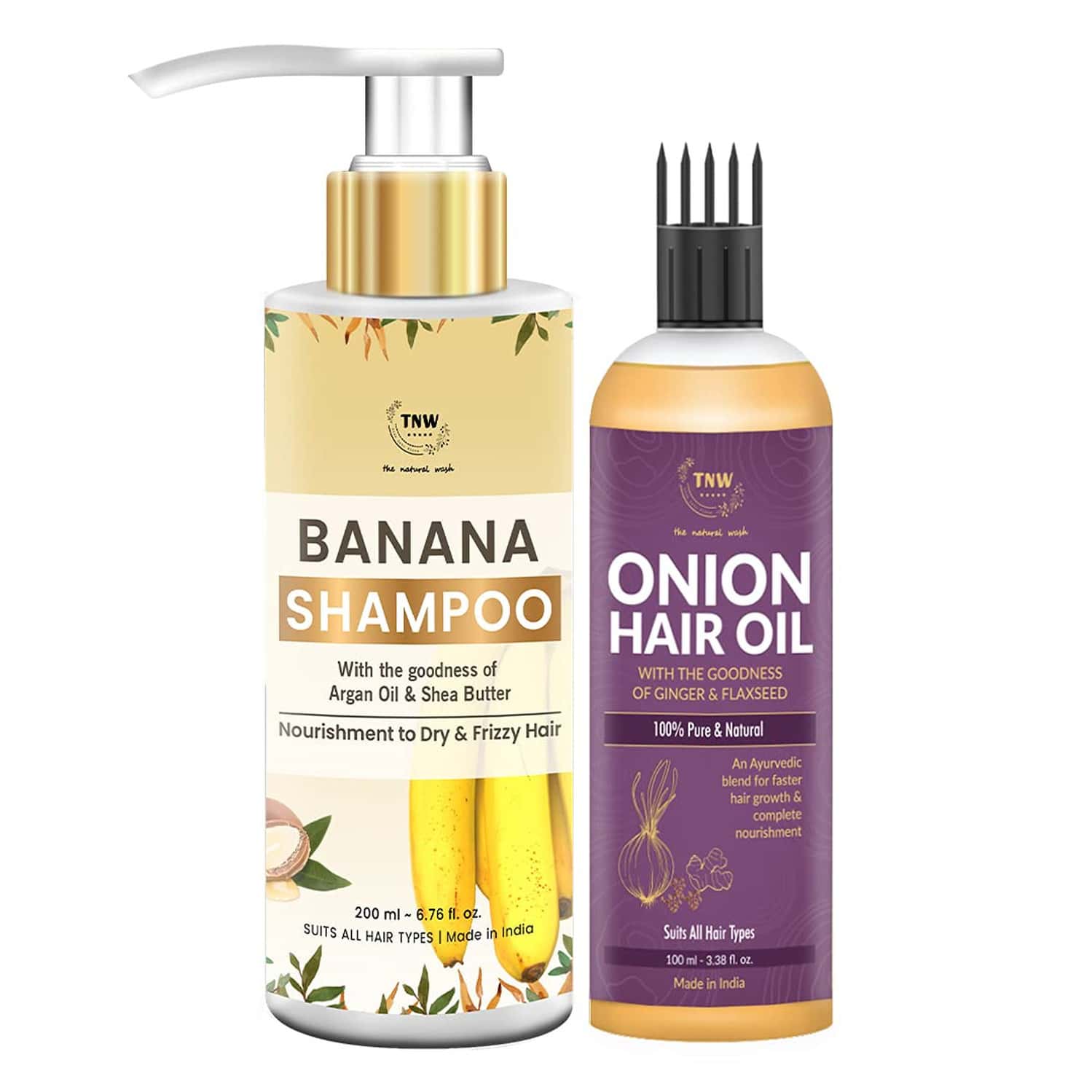 Buy TNW-THE NATURAL WASH ONION OIL AND BANANA SHAMPOO | CLARIFYING ...
