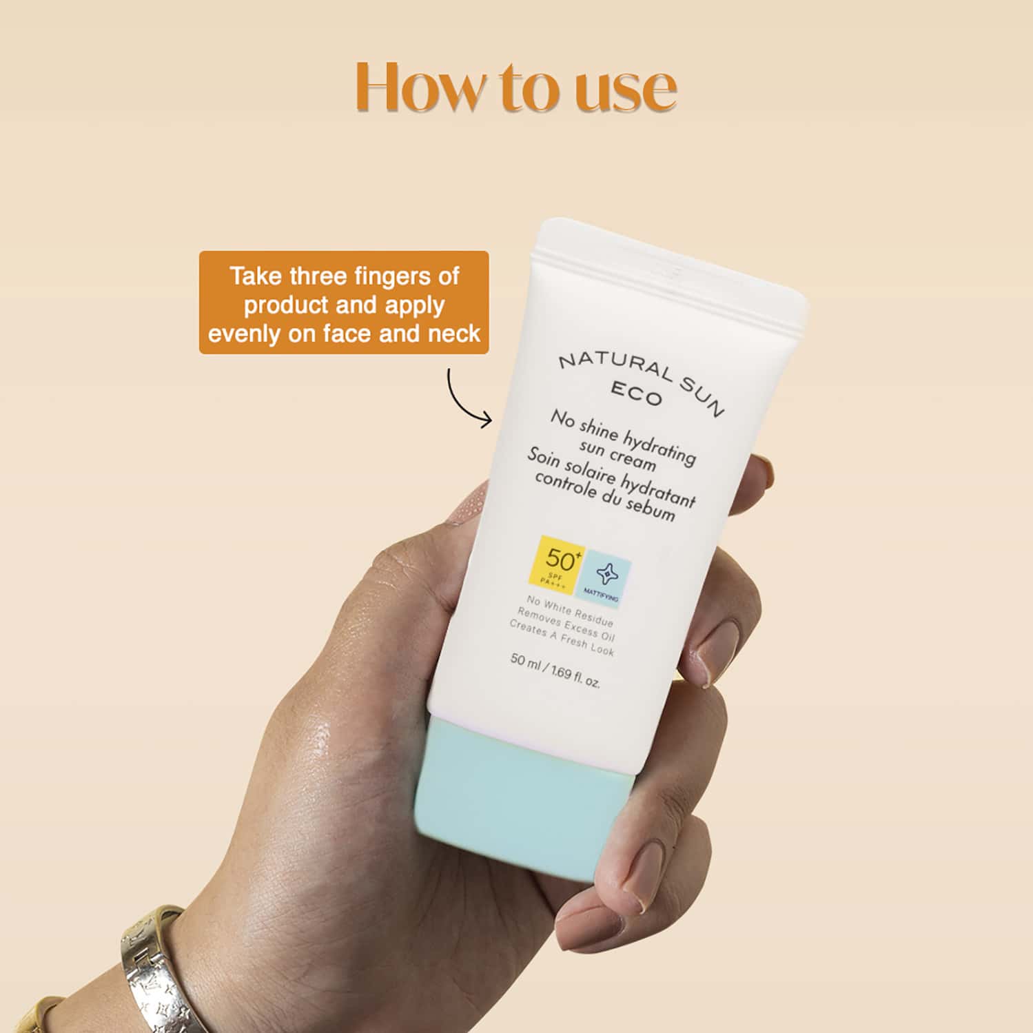 Buy THE FACE SHOP NATURALSUN ECO NO SHINE HYDRATING SUN CREAM Online ...