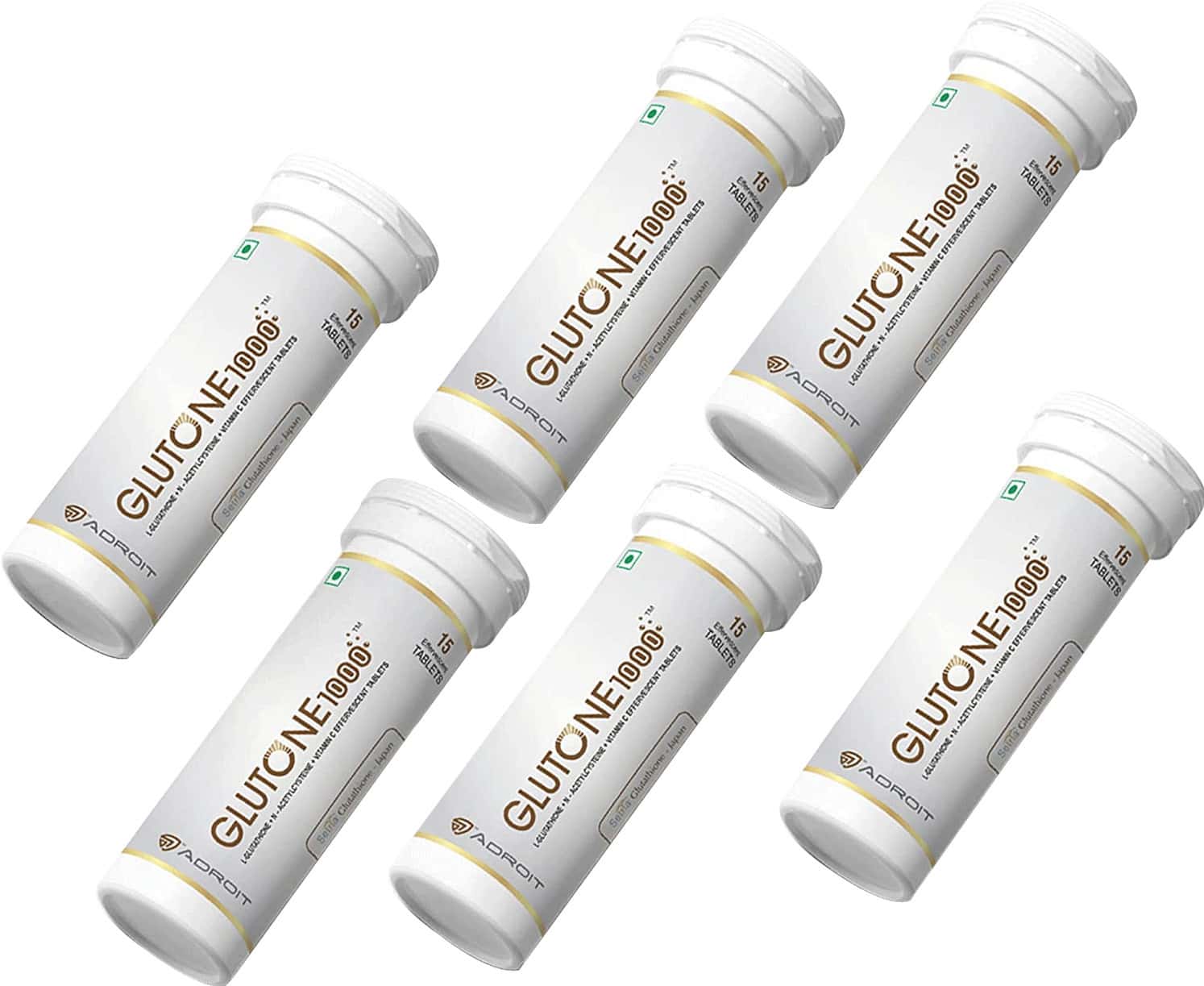 Buy GLUTONE 1000 GLUTATHIONE EFFERVESCENT TABLETS| 15 TABLETS (PACK OF ...